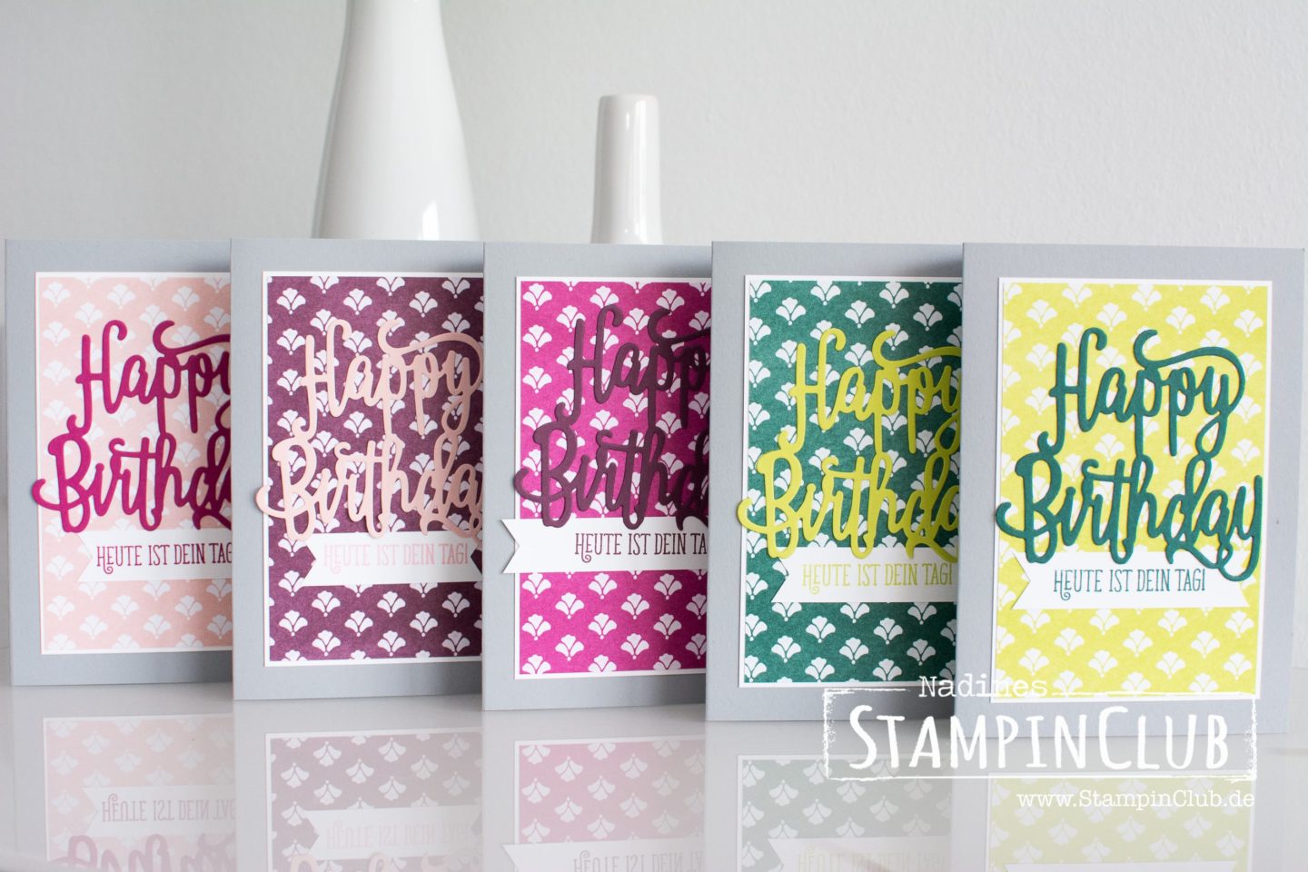 Happy Birthday Thinlits • StampinClub - Stampin‘ Up! Ideen mit Anleitungen und Onlineshop