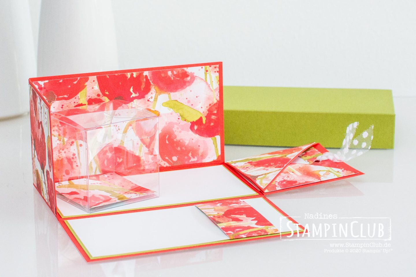 Workshop to Go - Pop-Up Box Mohnblütenzauber • StampinClub - Stampin ...