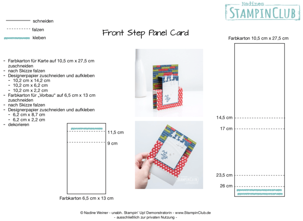 Front Step Panel Card • StampinClub - Stampin‘ Up! Ideen mit ...