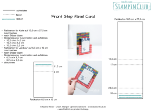Front Step Panel Card • StampinClub - Stampin‘ Up! Ideen mit ...