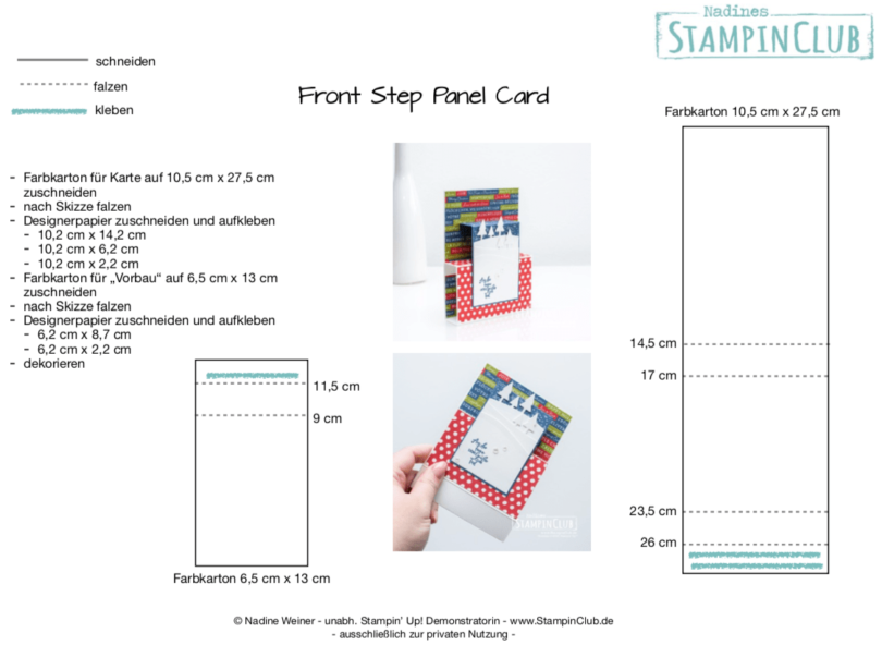 Front Step Panel Card • StampinClub - Stampin‘ Up! Ideen mit ...