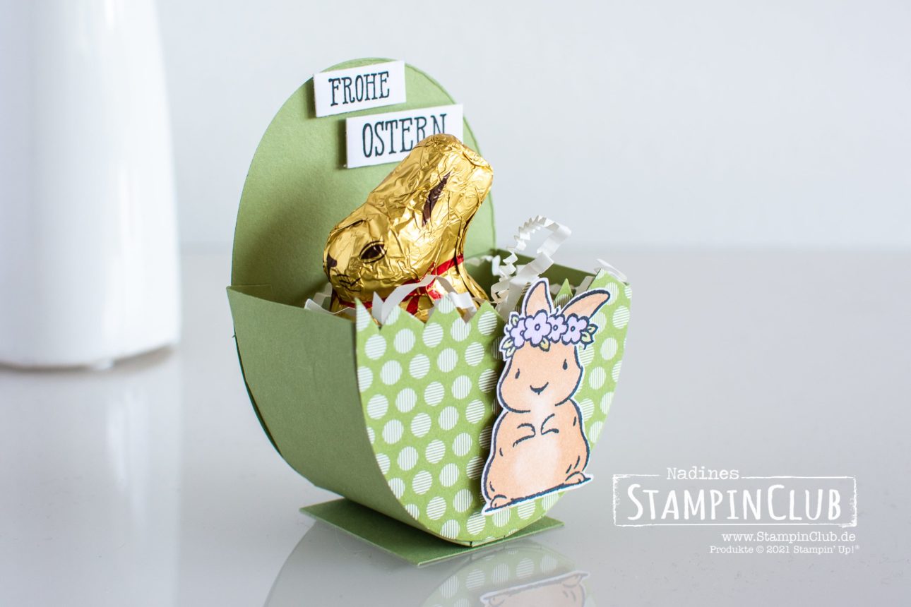 Osterei-Verpackung Springtime Joy • StampinClub - Stampin‘ Up! Ideen mit Anleitungen und Onlineshop